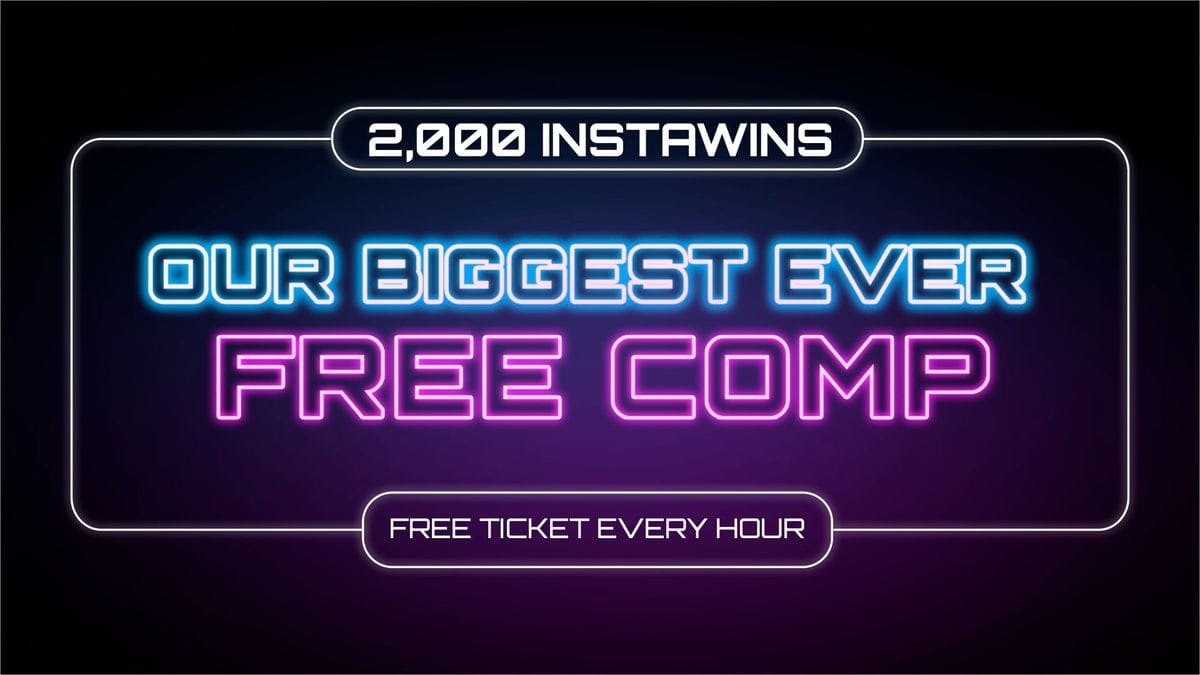 Win FREE £10,000 InstaWin! A Free Ticket Every Hour 🤯 - Buy tickets now ...
