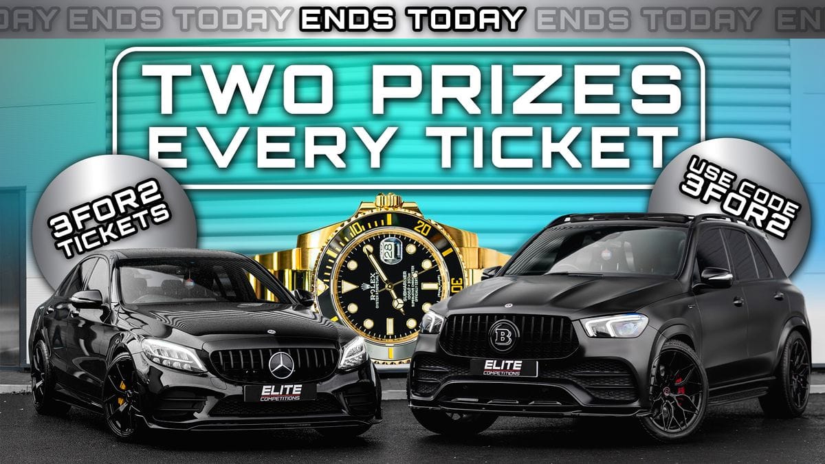 2 Prizes With Every Ticket (£5,000 End Prize + 599,998 InstaWins ...