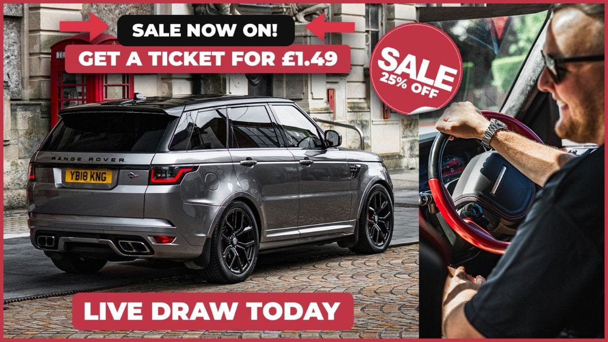 2018 Range Rover SVR End Prize + 500x InstaWins | Elite Competitions