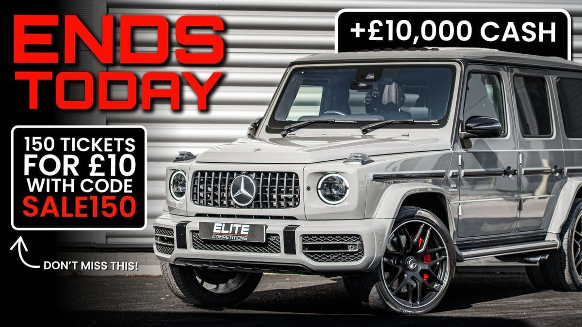 Win 2022 Mercedes G63 & £10,000 or £125,000 (+£200k of InstaWins) - Limited time offer at £0.05 ...
