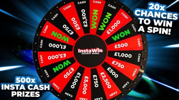 Win Win A Chance To Spin The Jackpot Wheel (20 prizes) + £1,000 End ...