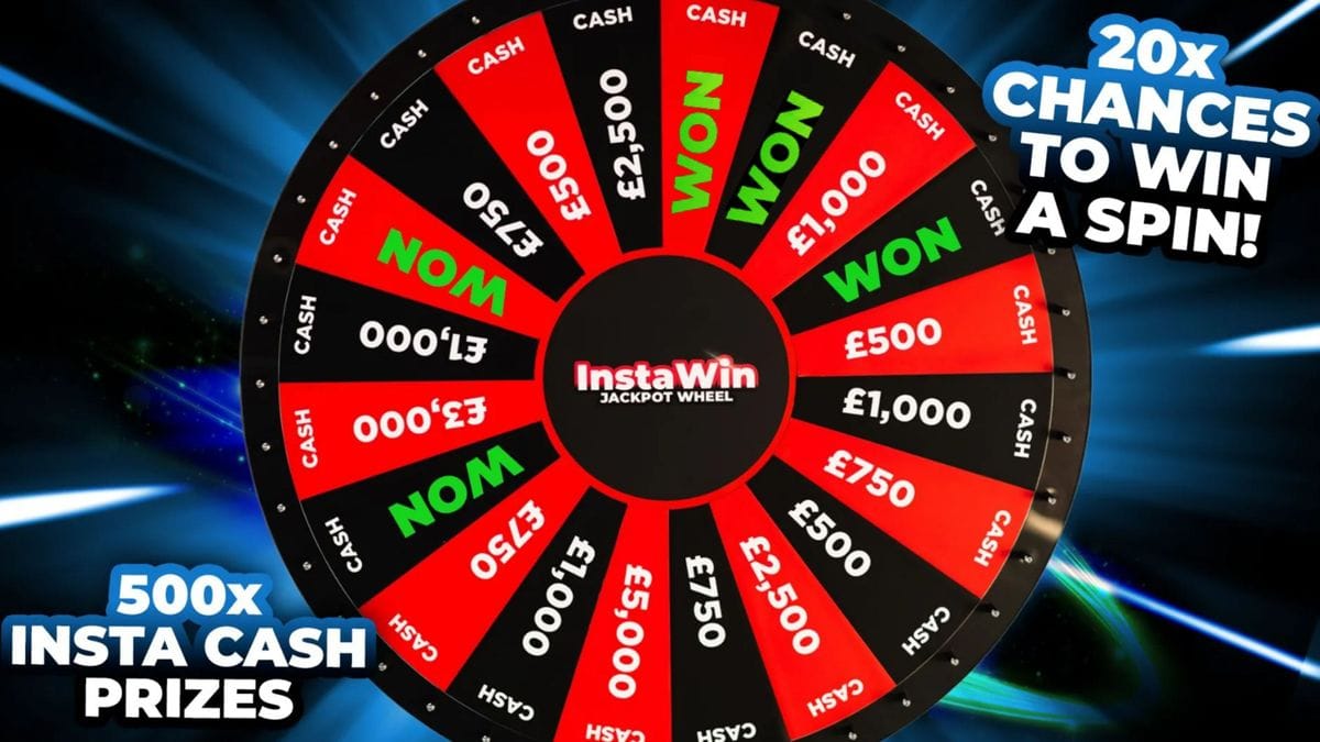 Win Win A Chance To Spin The Jackpot Wheel (20 prizes) + £1,000 End ...