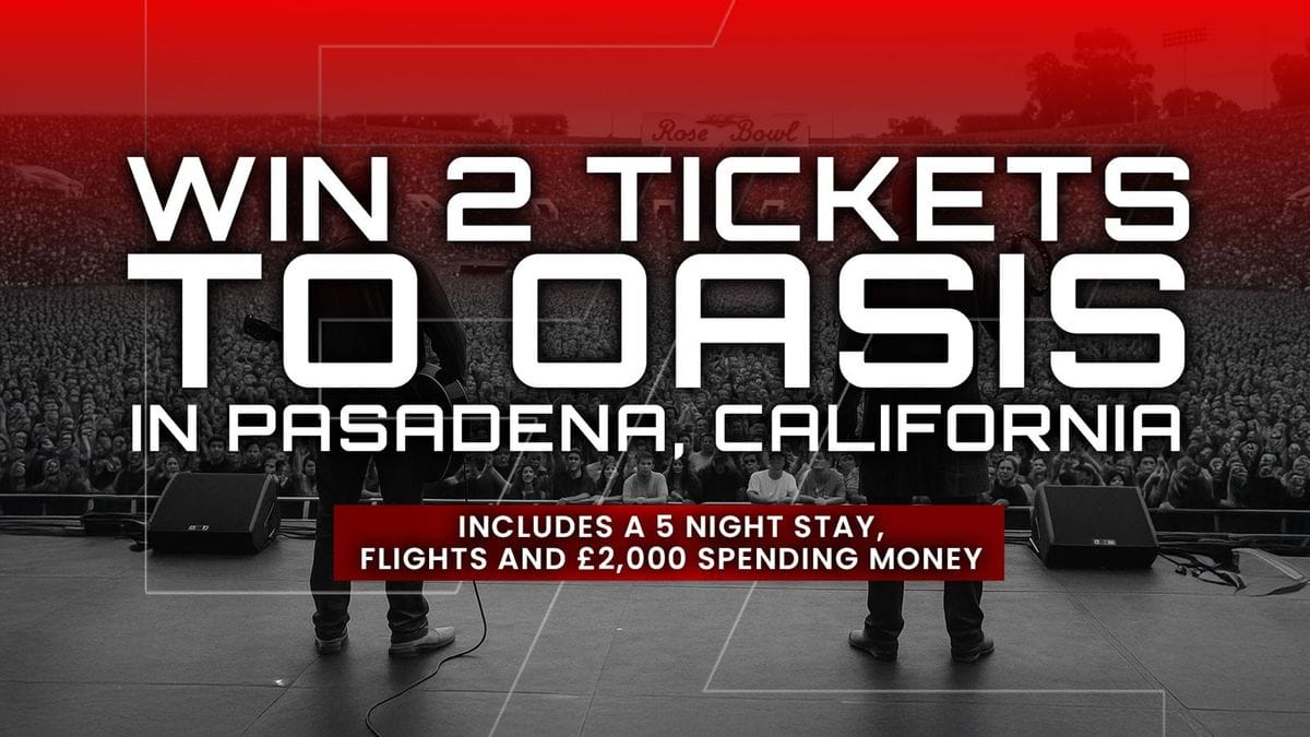Win 2x Oasis LA Tickets & 5* Hotel & £2,000 & Flights! - Buy tickets ...