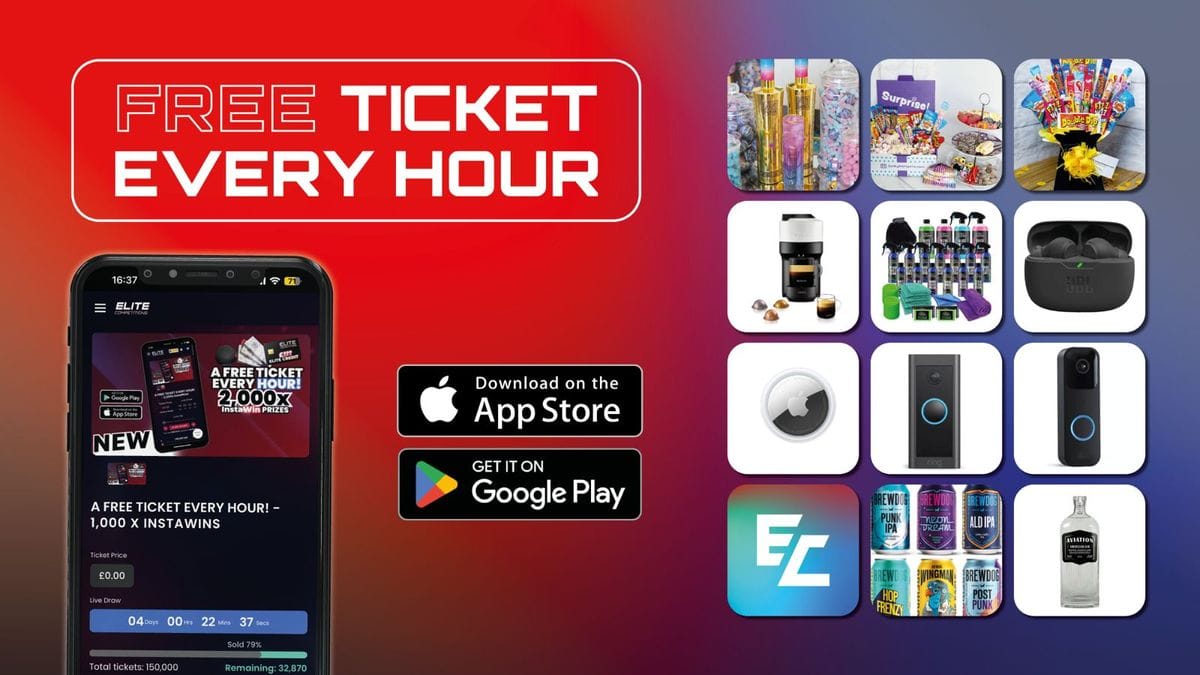 Win A FREE TICKET EVERY HOUR! - 1,000x InstaWins! - Buy tickets now at ...