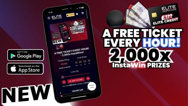 Win A FREE TICKET EVERY HOUR! - 2,000x InstaWins! - Buy tickets now at ...
