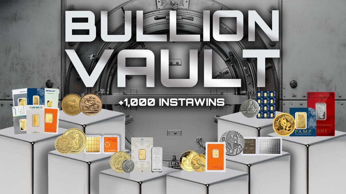 Bullion Vault (5g Gold Bar Main Prize + 1,000x InstaWins) | Elite ...