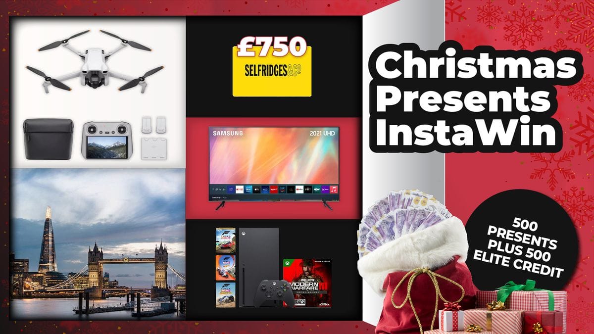 Win 1,000x Christmas Presents InstaWin + £500 End Prize - Limited time ...