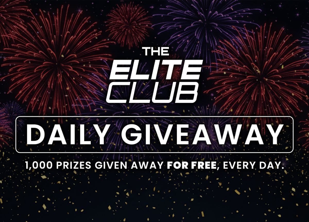 Elite Club Daily Giveaway 1,000 FREE Winners Every Day | Elite Competitions