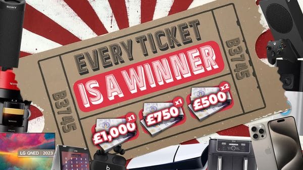 Win Every Tickets A Winner - £1,000 End Prize + 19,980x InstaWins ...