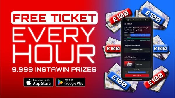 Win NEW: 15/1 Chance To Win (Get A Free Ticket Every Hour) - Buy ...