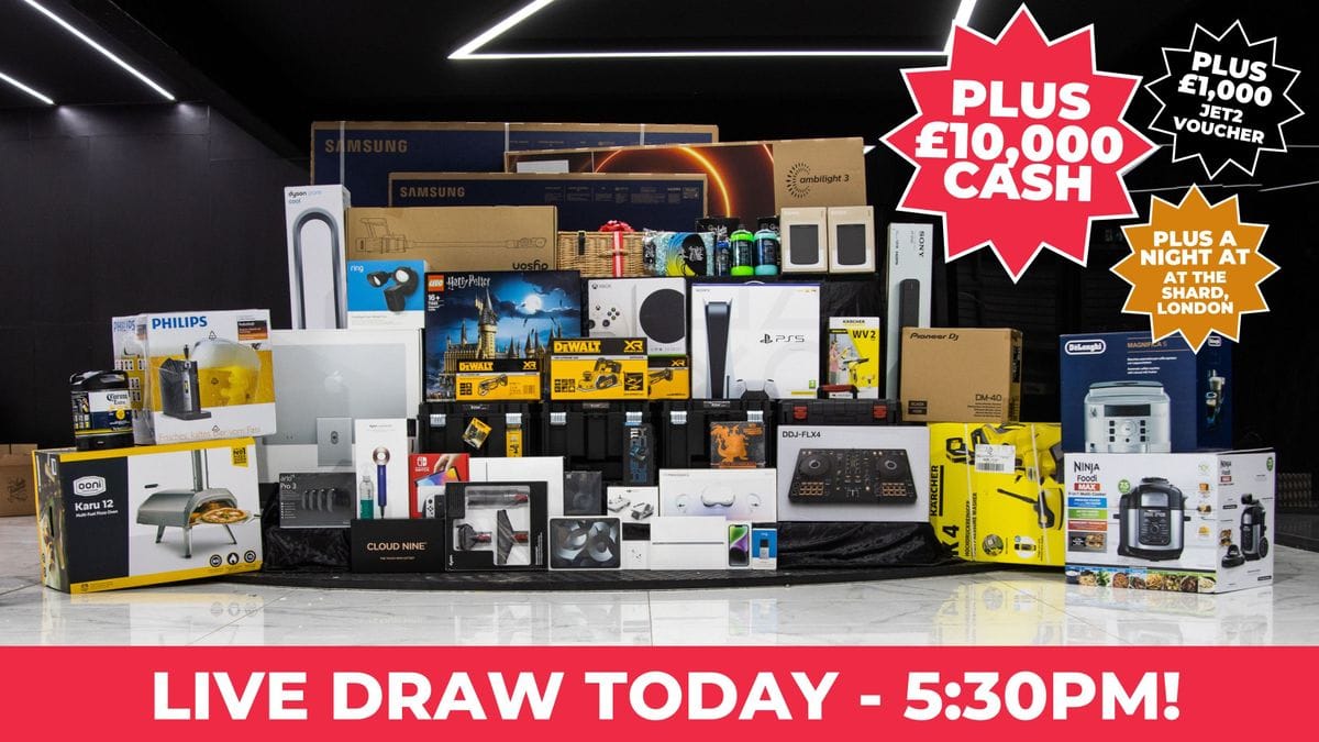 Win The Ultimate Bundle + £10,000 Cash - Limited time offer at £0.79 | Elite Competitions