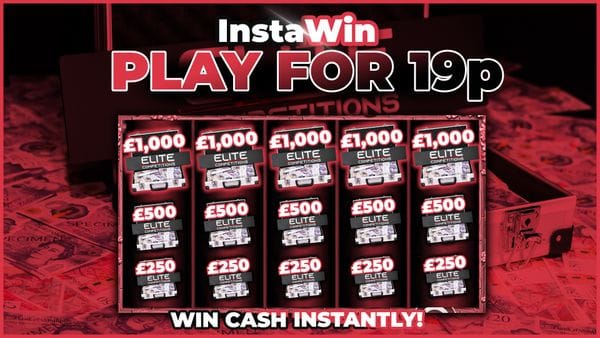 Win £1,000 End Prize + 300x InstaWins - Limited time offer at £0.19 | Elite Competitions
