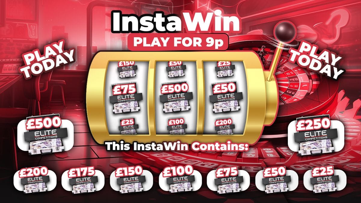 Win £500 Main Prize + 2,000 InstaWins - Limited time offer at £0.09 | Elite Competitions